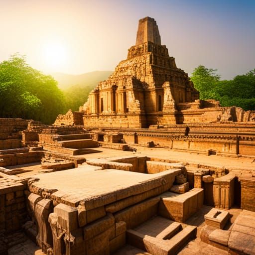 Archeological dig site 3 - AI Generated Artwork - NightCafe Creator