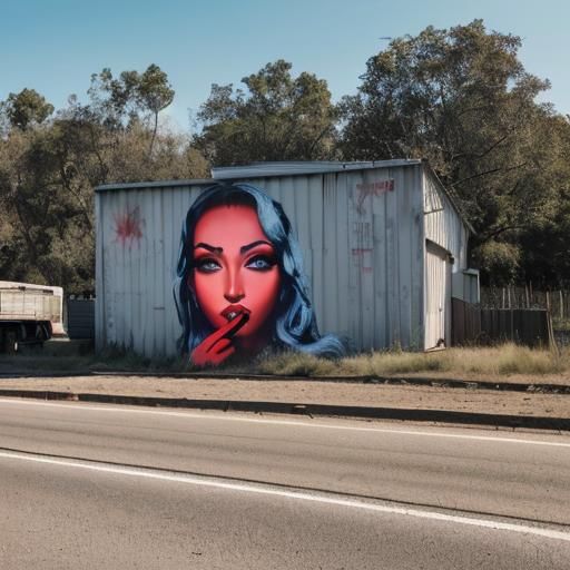 grotesque living on the wall - AI Generated Artwork - NightCafe Creator