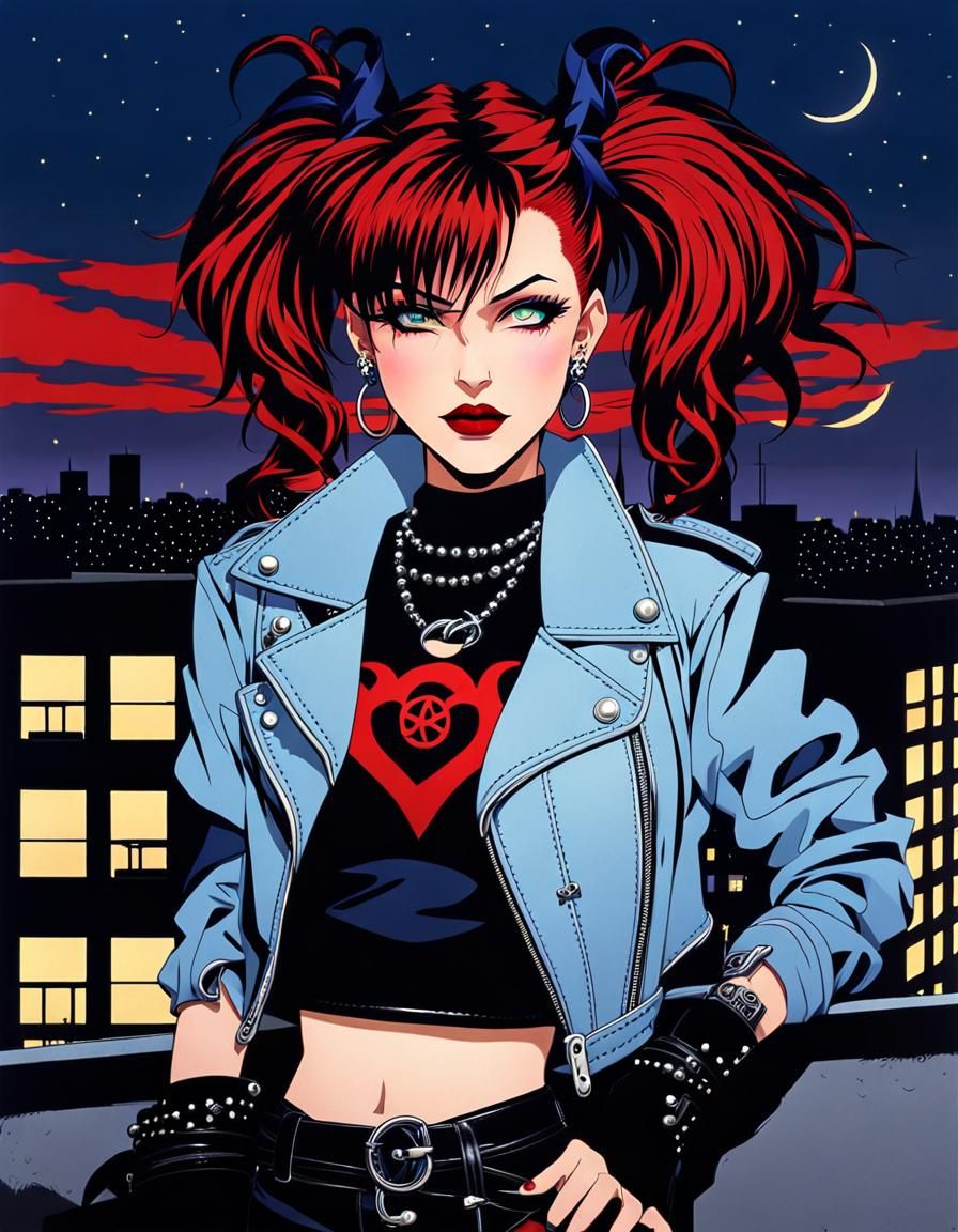 90's Punk Cartoon - AI Generated Artwork - NightCafe Creator