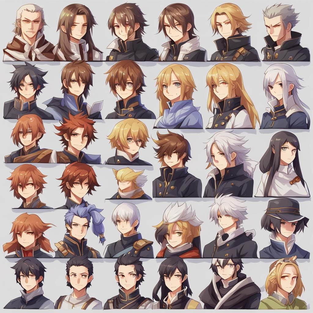 Rpg maker portraits sheet - AI Generated Artwork - NightCafe Creator