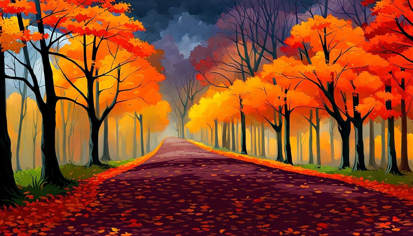 Autumnal Countryside Zen [Comic Book Illustration SDXL] - AI Generated ...