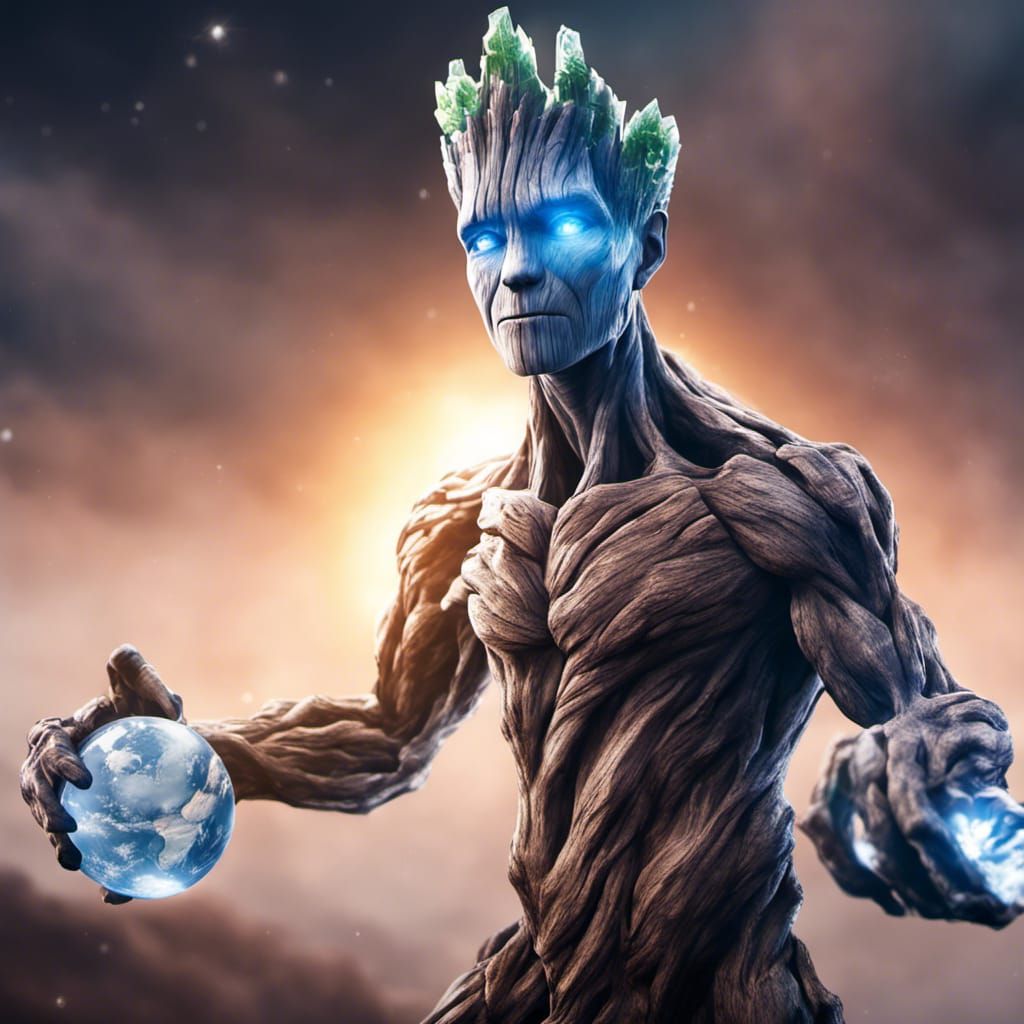 Crystal Groot - AI Generated Artwork - NightCafe Creator