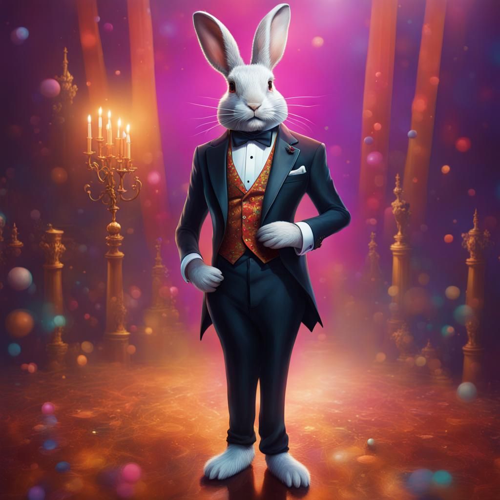 Anthro Rabbit 231214A - AI Generated Artwork - NightCafe Creator