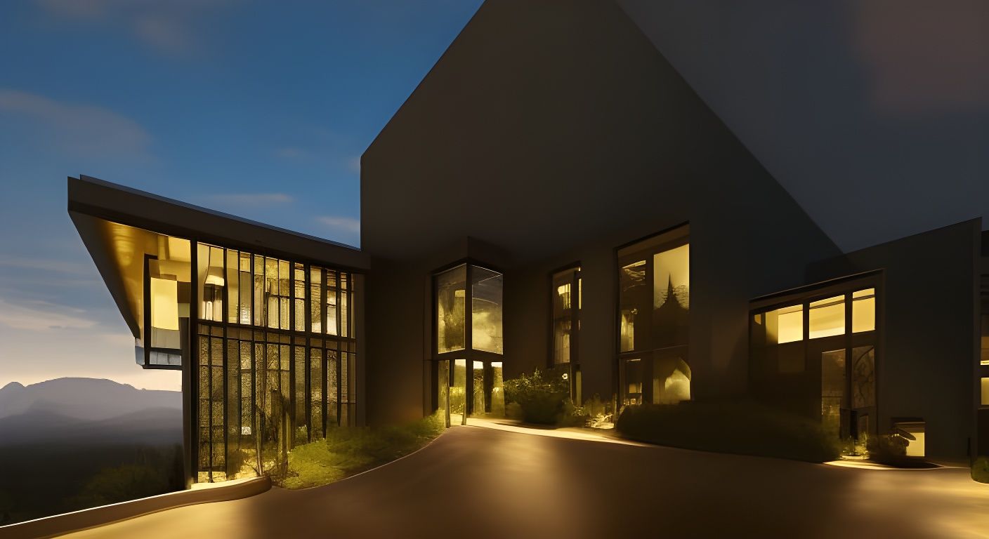 Glass Mansion (v.4) - AI Generated Artwork - NightCafe Creator