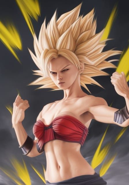 Live action film, Realistic and Beautiful Super Sayayin female in a combat, trending on ...