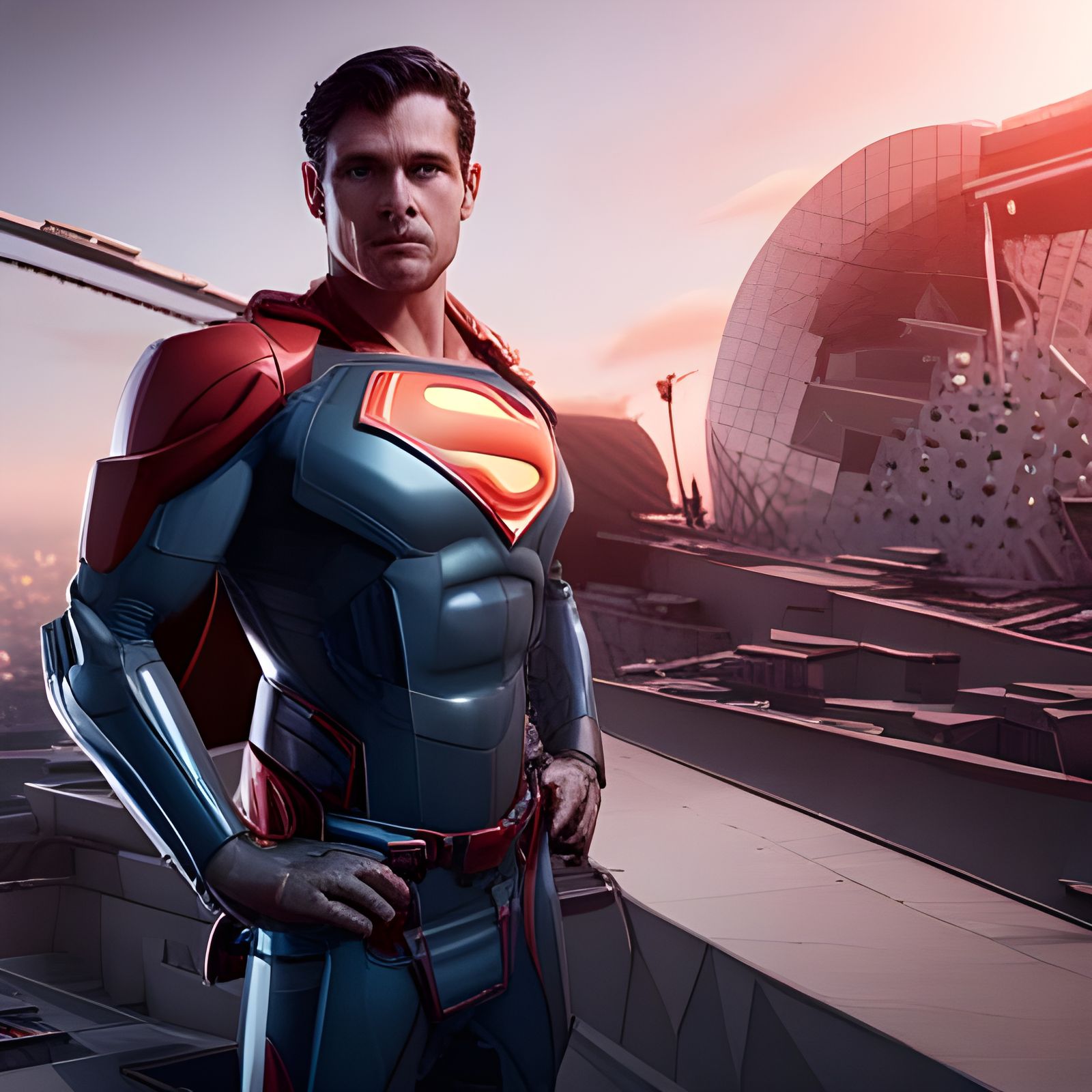 Superman suite - AI Generated Artwork - NightCafe Creator