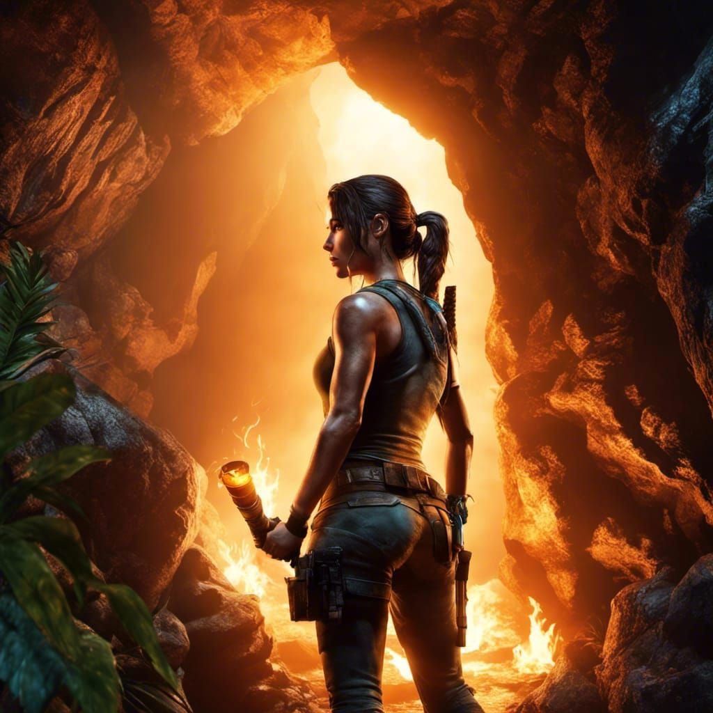 Lara Croft (alt) - AI Generated Artwork - NightCafe Creator