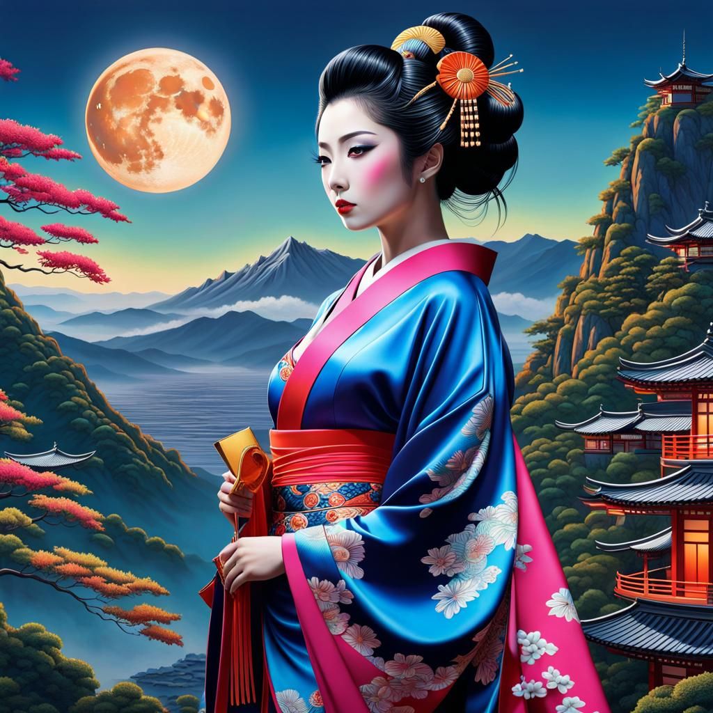 Kimono - AI Generated Artwork - NightCafe Creator