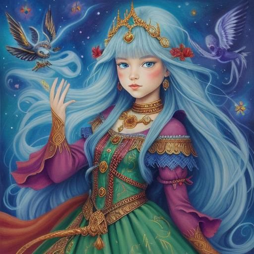 Whimsical Princess - AI Generated Artwork - NightCafe Creator