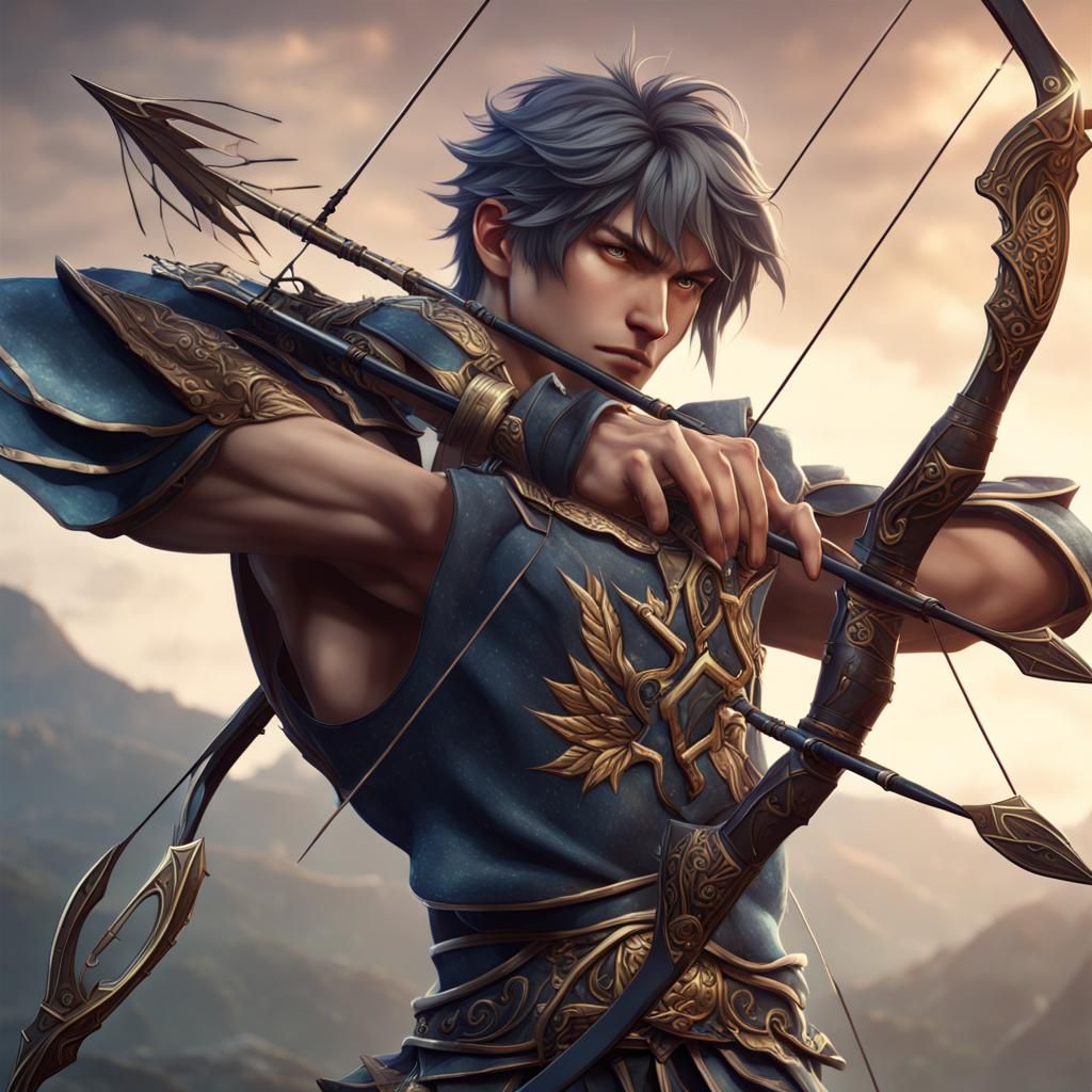 Handsome Sagittarius Man - Zodiac Collection - AI Generated Artwork - NightCafe Creator