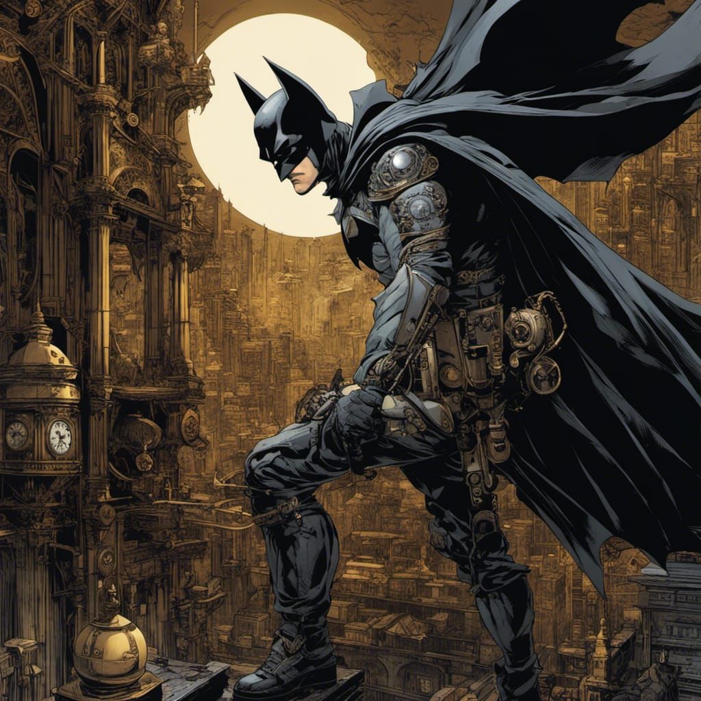 Steampunk Batman - AI Generated Artwork - NightCafe Creator