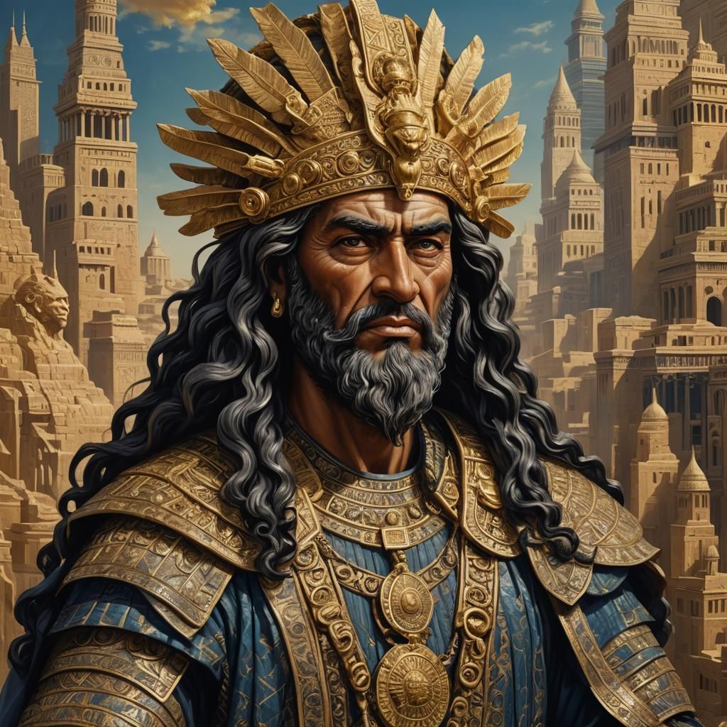 Pappap Papsukkalmar - Babylonian War Demon in Regal Attire