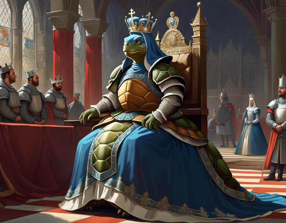 Queen Turtula - AI Generated Artwork - NightCafe Creator