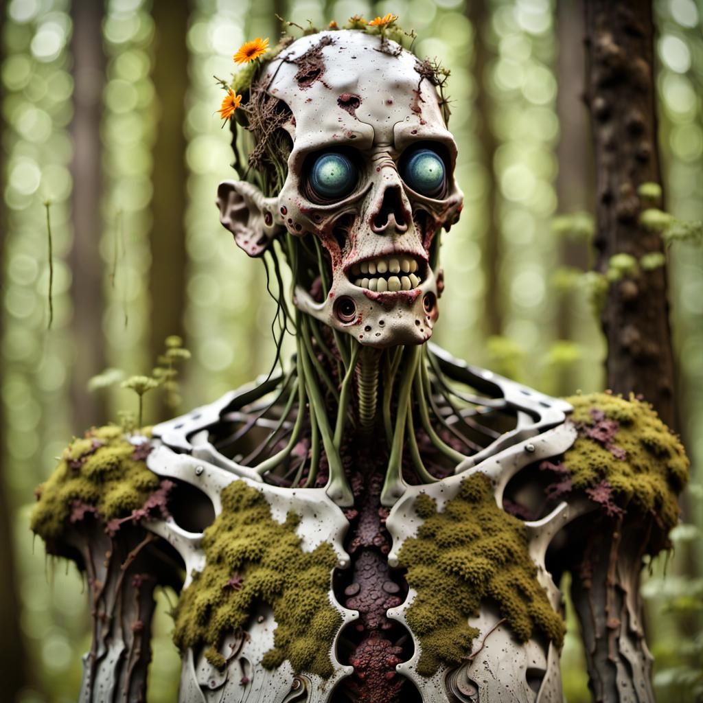 A body in decay - AI Generated Artwork - NightCafe Creator