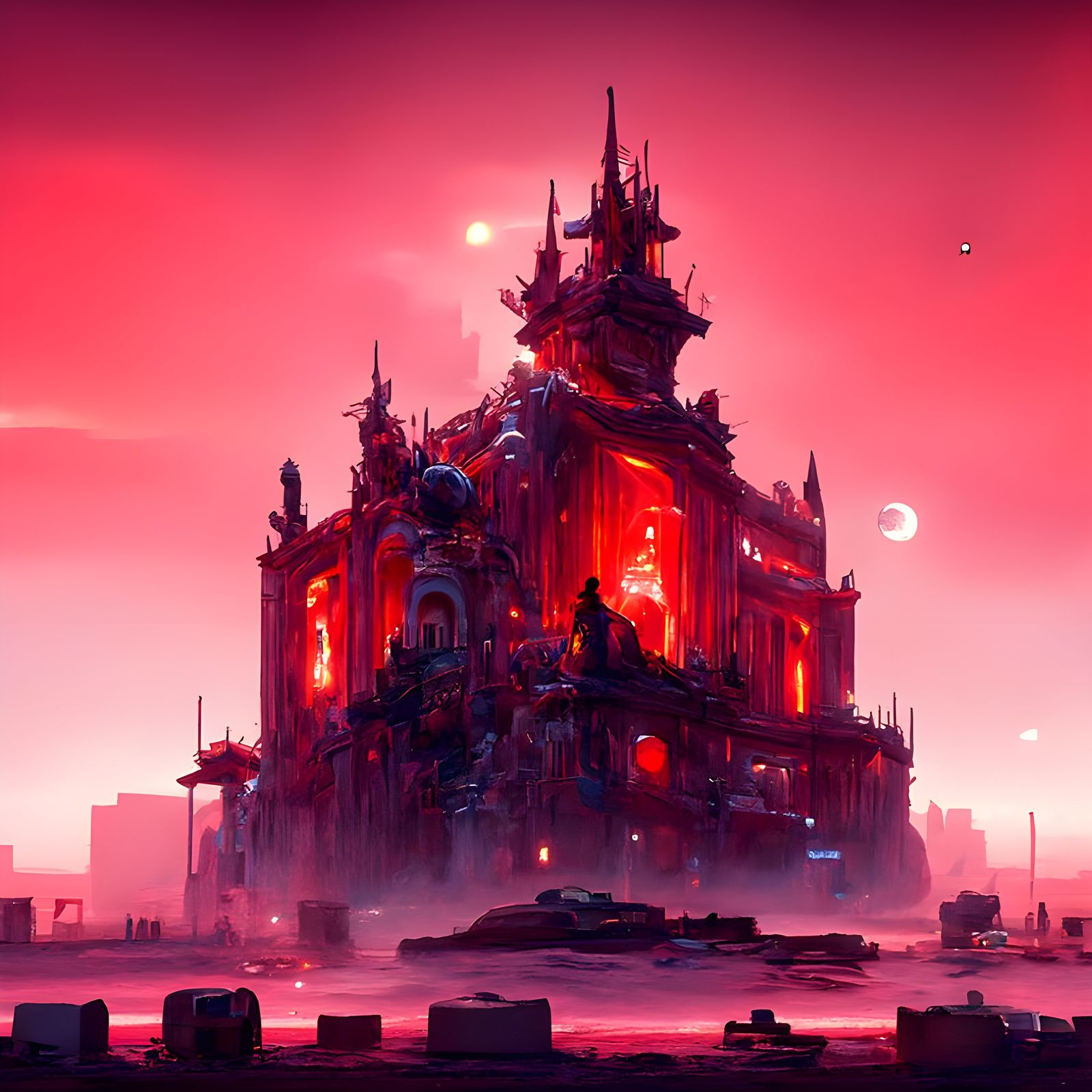 Sinister Demon X-ray Laboratory Building (Coherent Edition) - AI ...