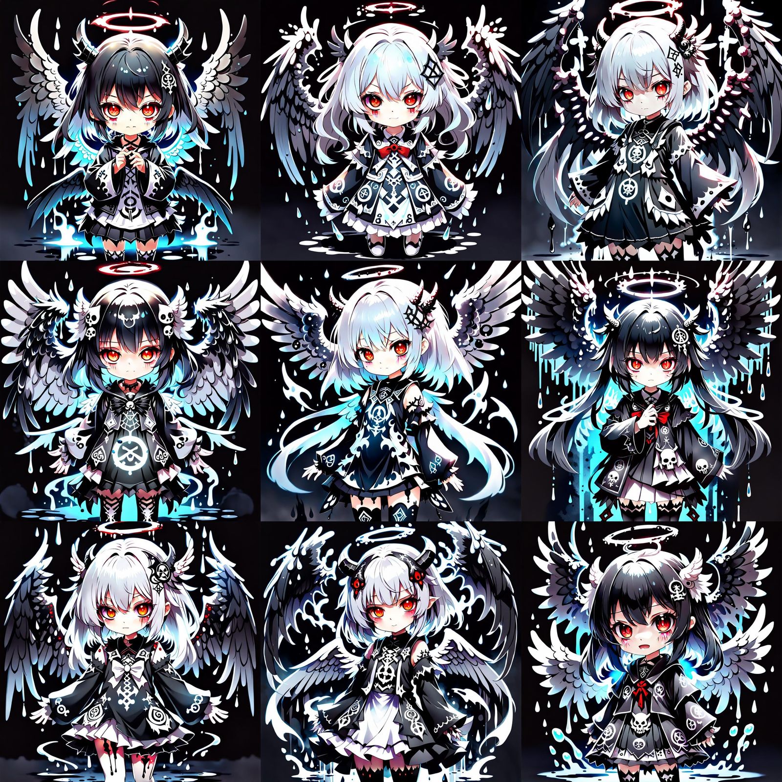 Demonic Angel - Akuma no Tenshi - AI Generated Artwork - NightCafe Creator