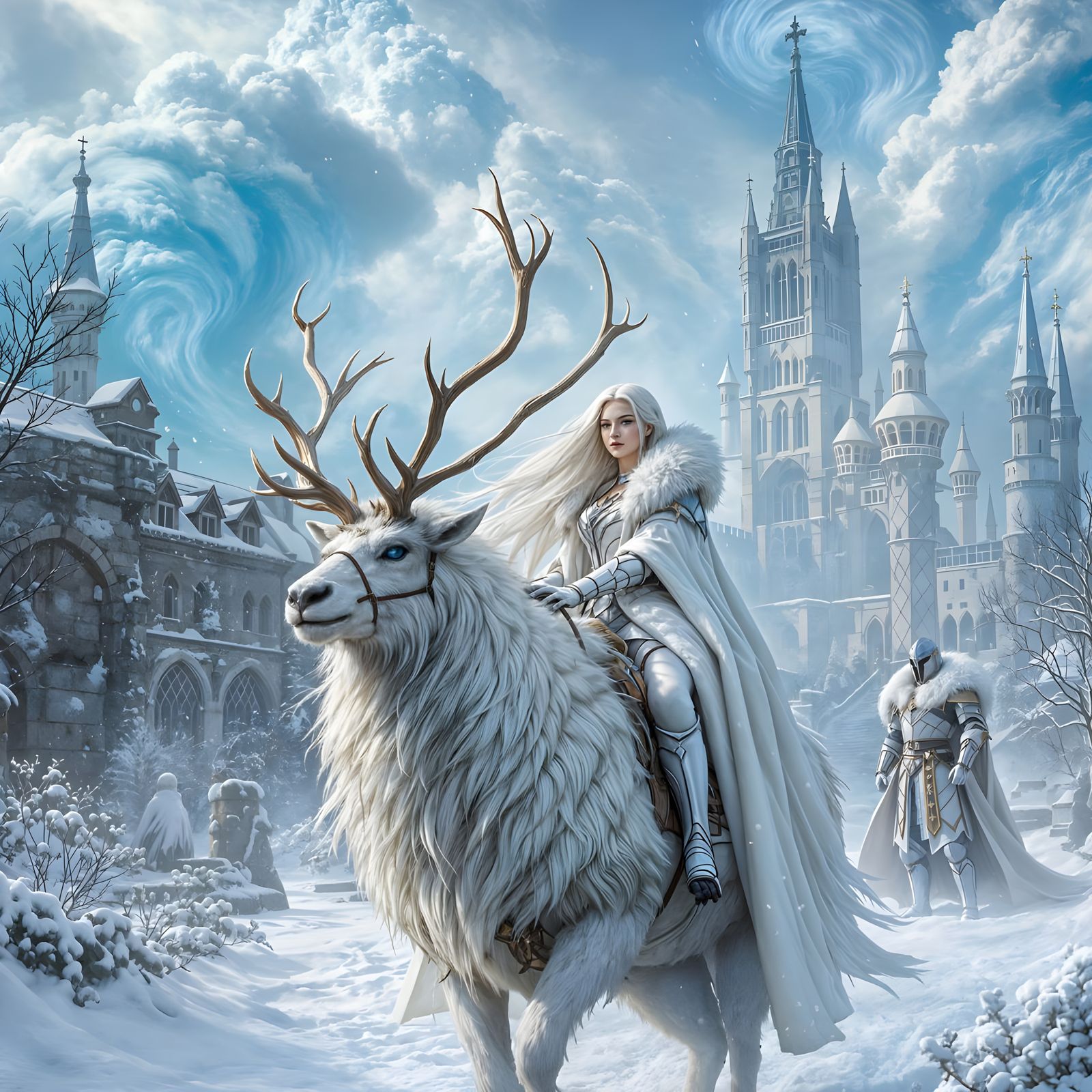 Wintertop Castle & Courtyard: Blythe Wintertop & Royal Knight