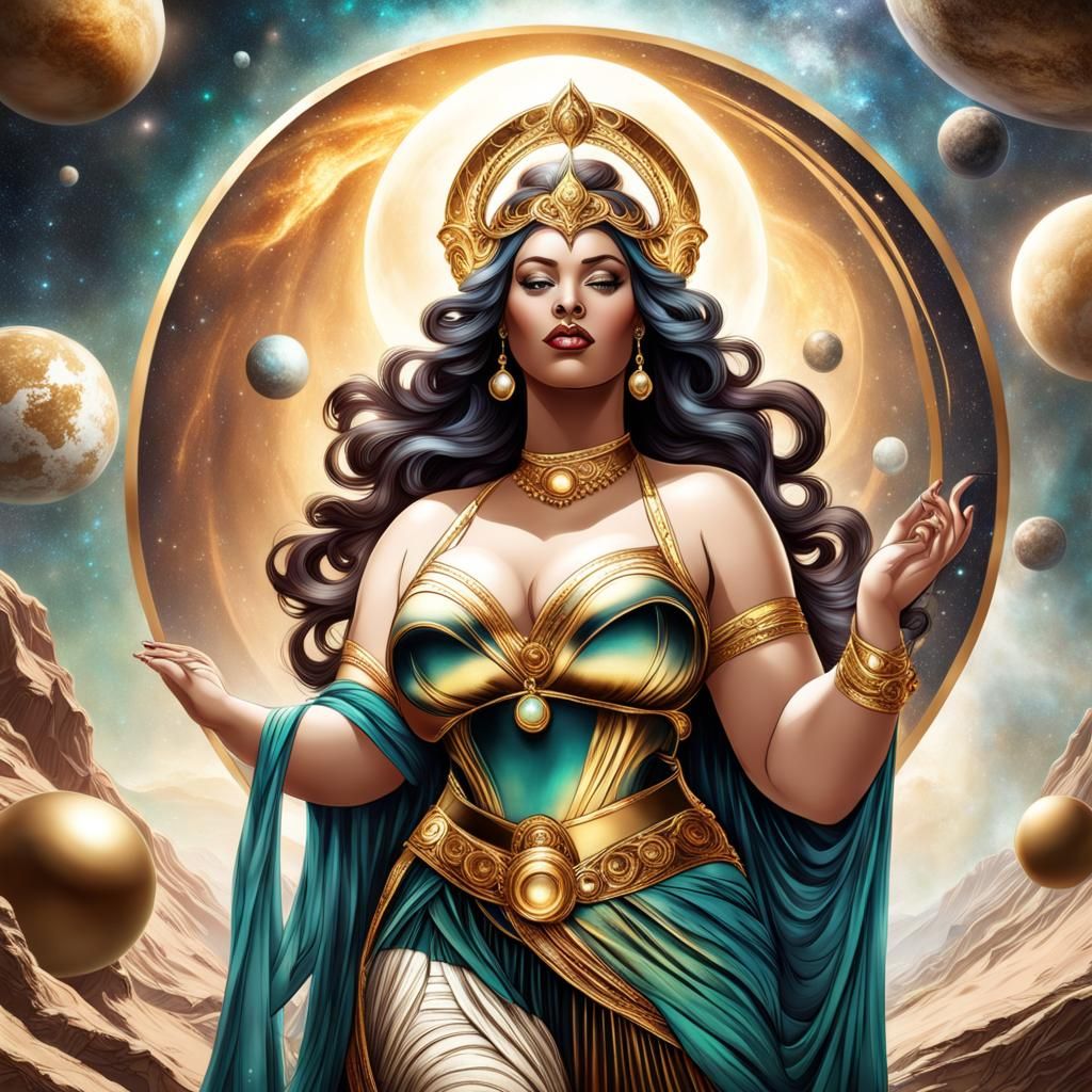 Pluto goddess - AI Generated Artwork - NightCafe Creator