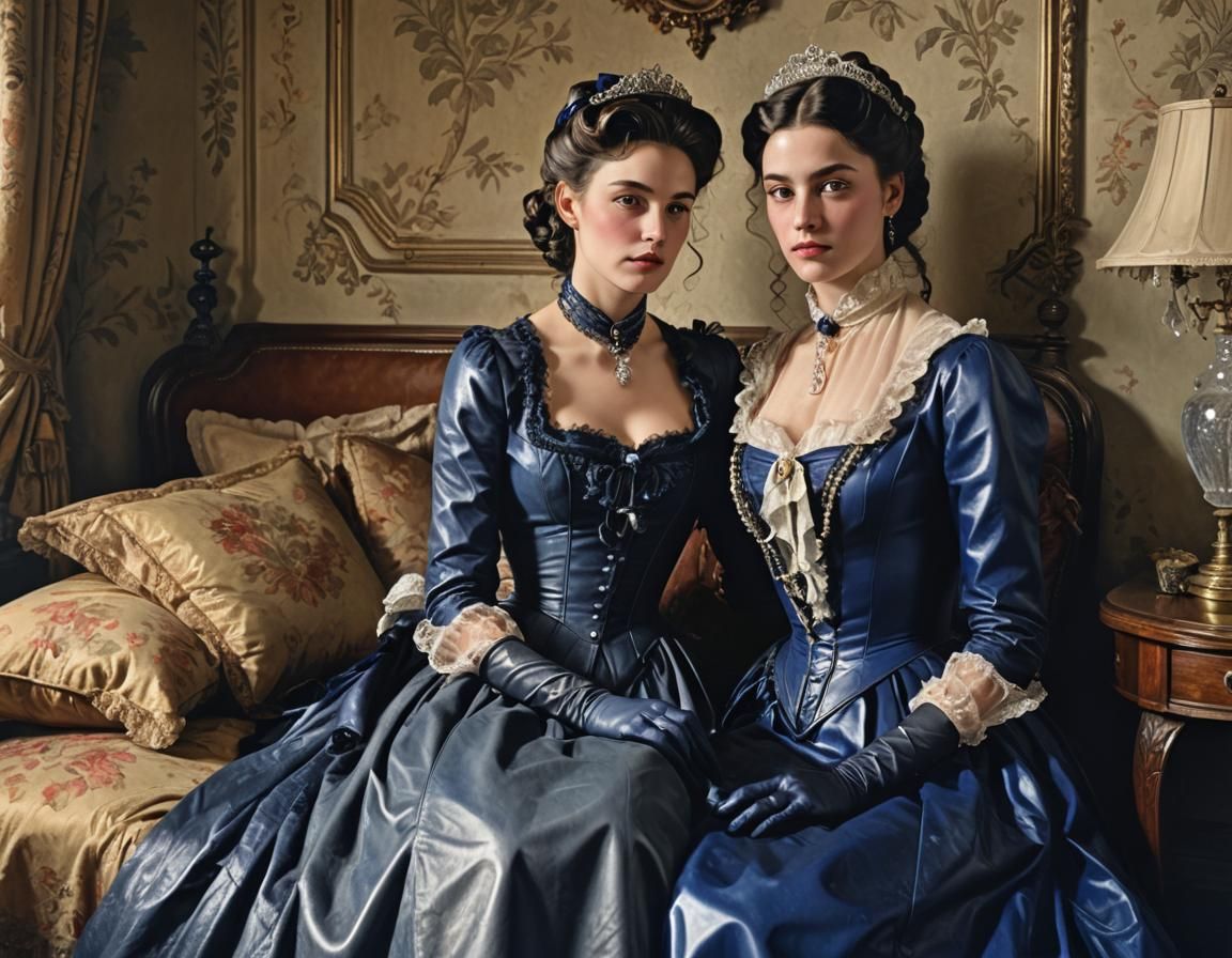 Distinguished Ladies in Confidential Conversation 10 - AI Generated ...