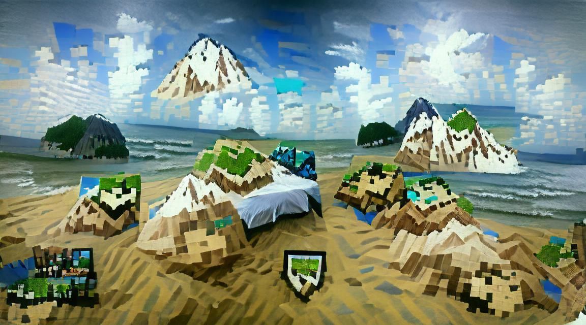 lol even Minecraft AI-art is psychodelic - AI Generated Artwork ...