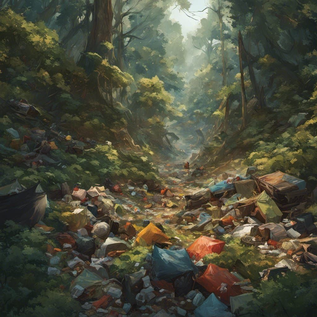 Keep our forests clean - AI Generated Artwork - NightCafe Creator