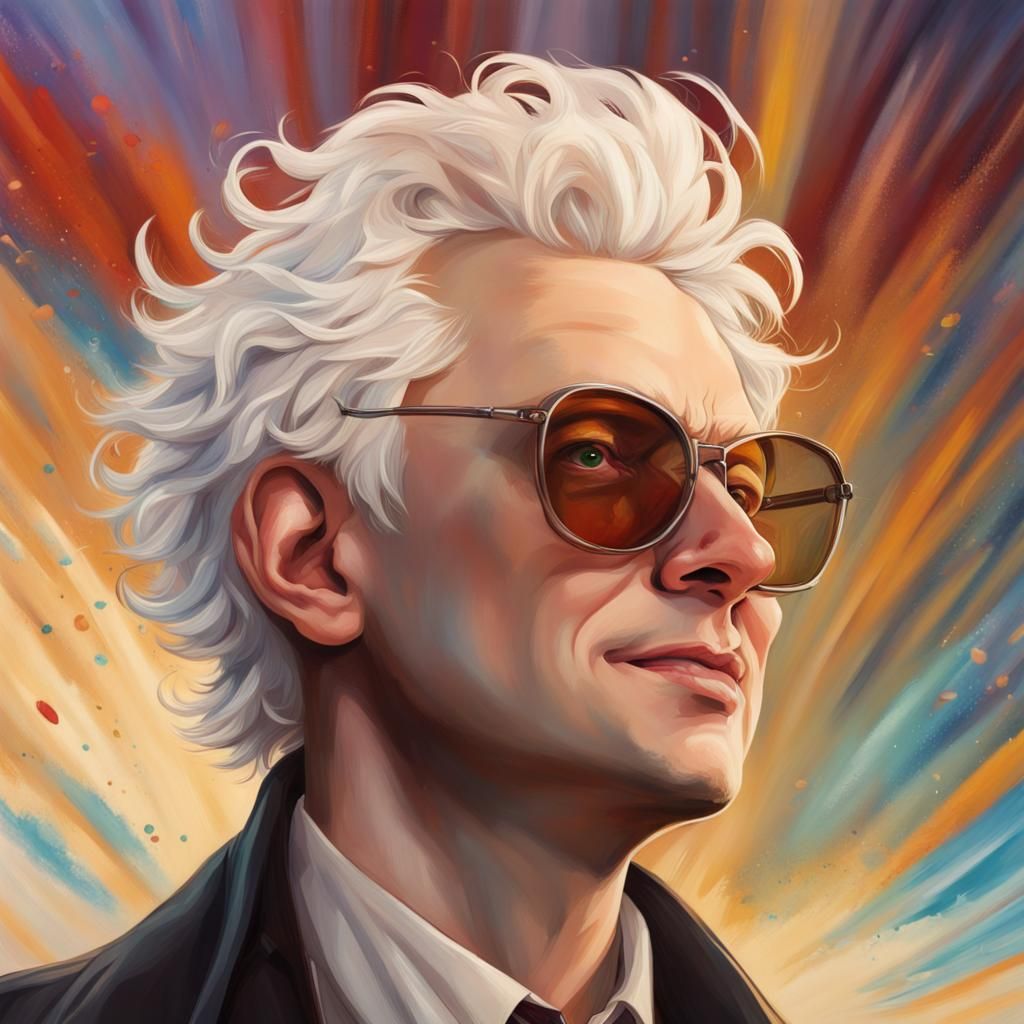Aziraphale, Angel from "Good Omens" - AI Generated Artwork - NightCafe ...