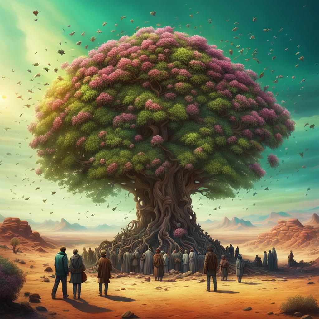 The Last Tree - AI Generated Artwork - NightCafe Creator