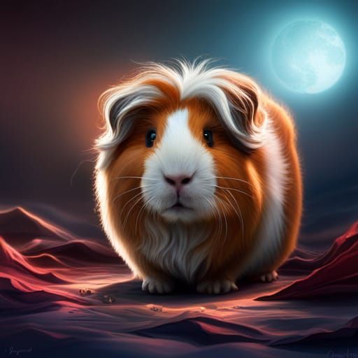 Persian guinea pig - AI Generated Artwork - NightCafe Creator