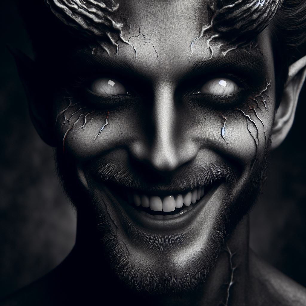 Demonic smile - AI Generated Artwork - NightCafe Creator