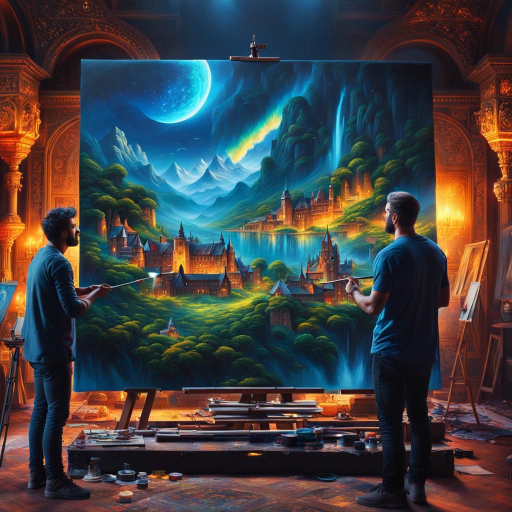 Painting - AI Generated Artwork - NightCafe Creator