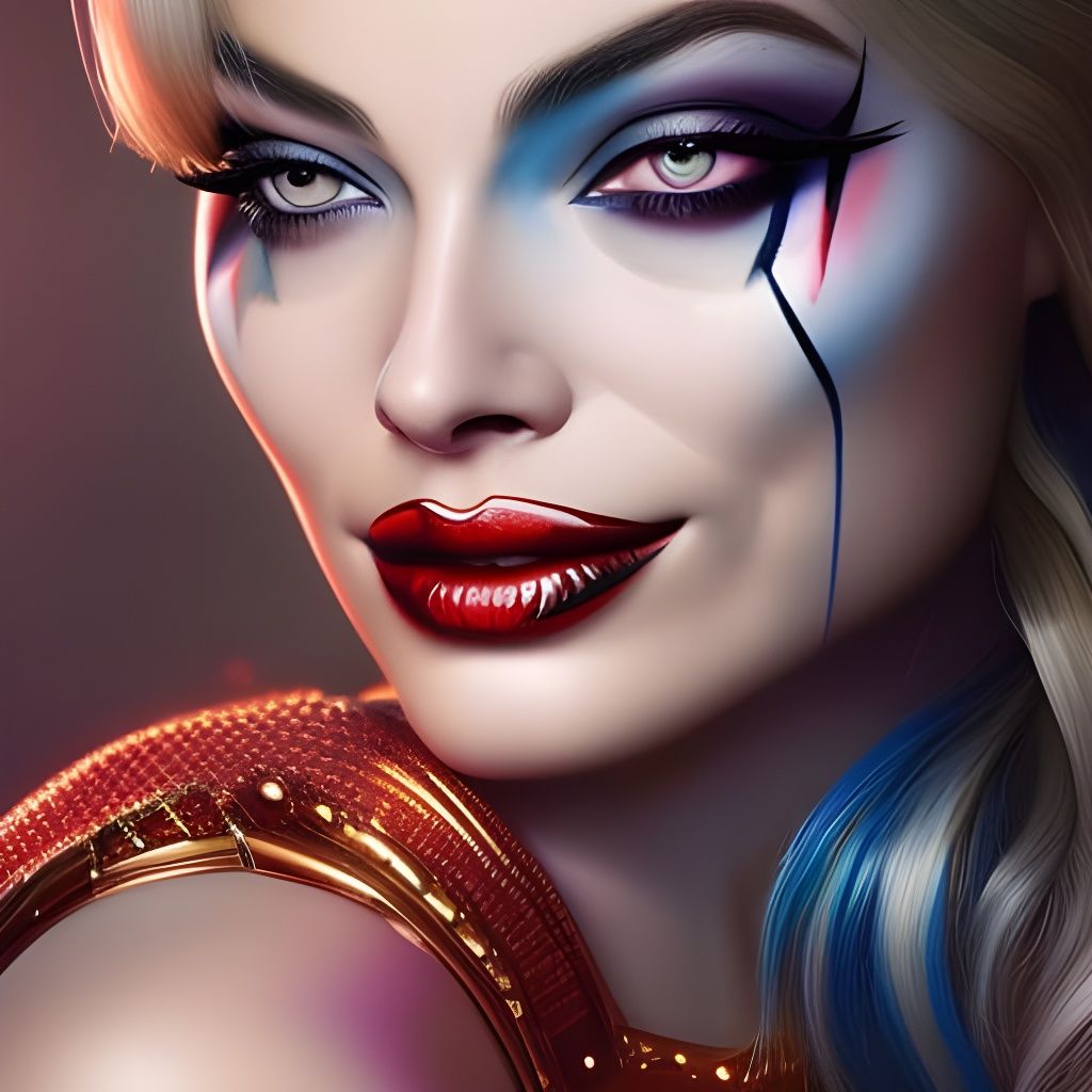 Harley Quinn V8 - AI Generated Artwork - NightCafe Creator