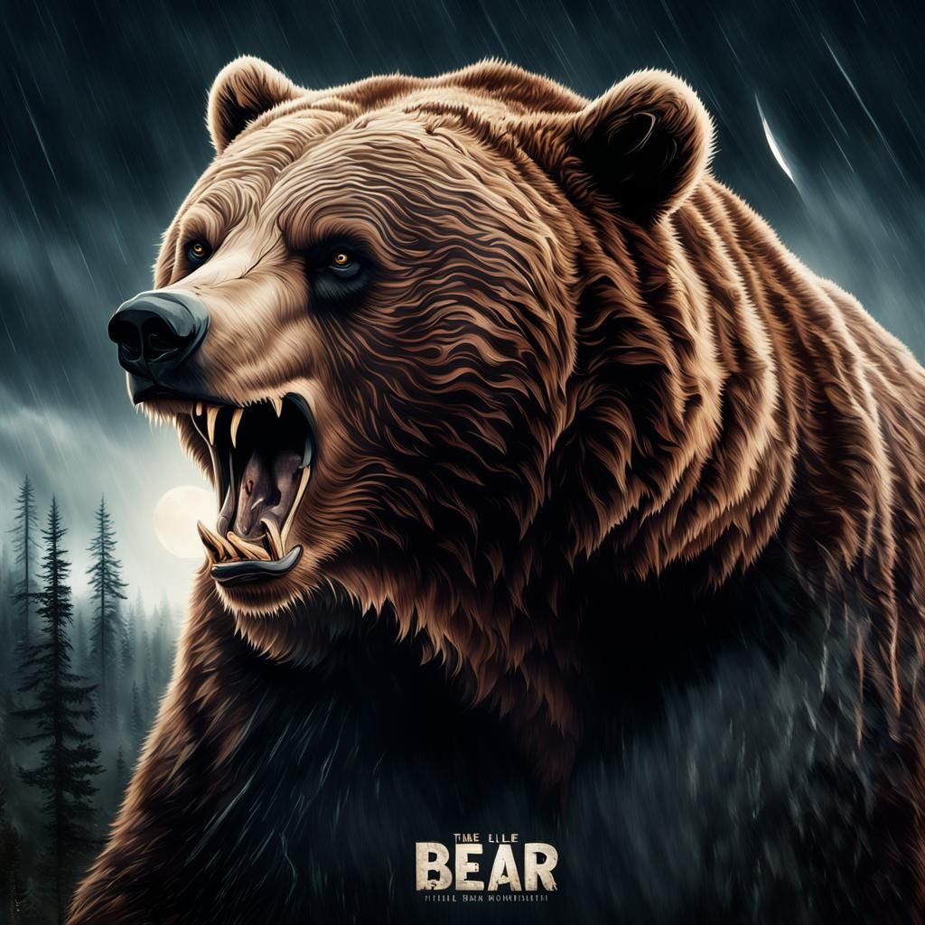 The Killer bear - AI Generated Artwork - NightCafe Creator