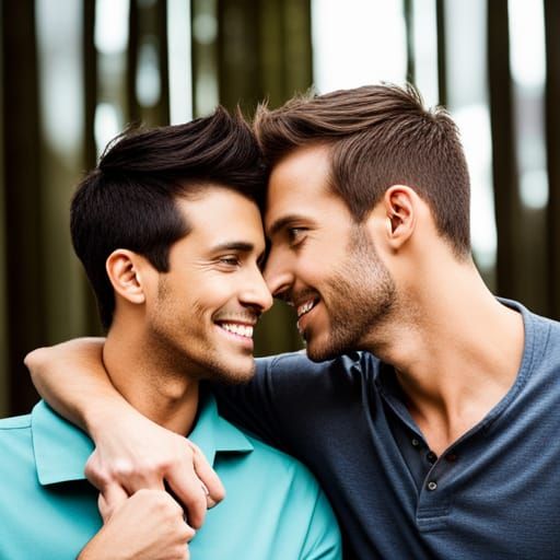 Men in love - AI Generated Artwork - NightCafe Creator