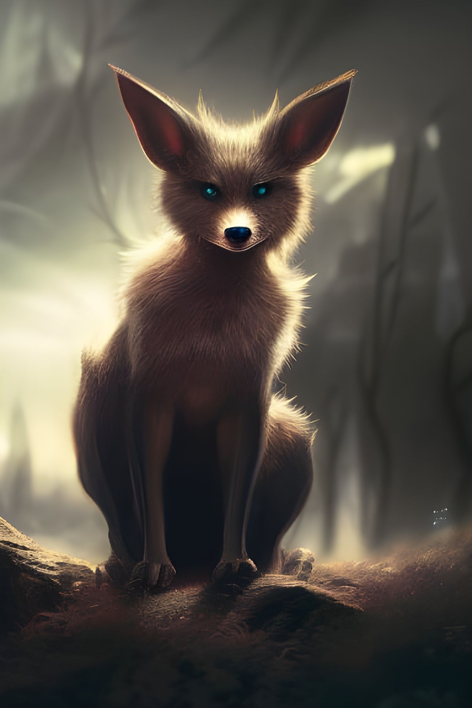 Adorable fox🐺🐺🐺 - AI Generated Artwork - NightCafe Creator