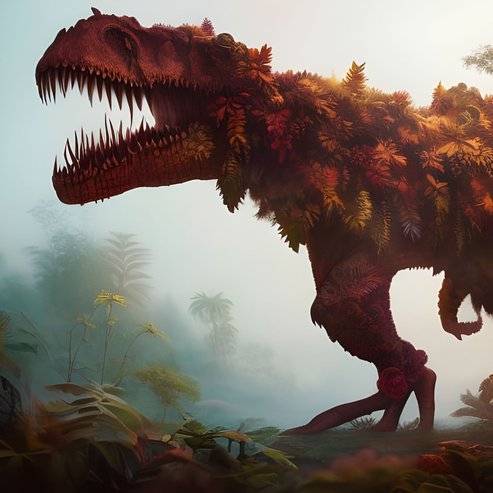 Tree Rex - AI Generated Artwork - NightCafe Creator