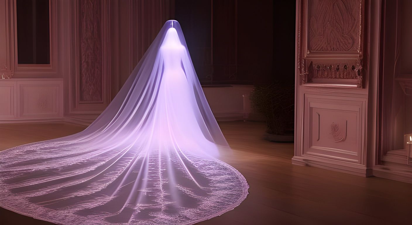 Ghostly Bride - AI Generated Artwork - NightCafe Creator
