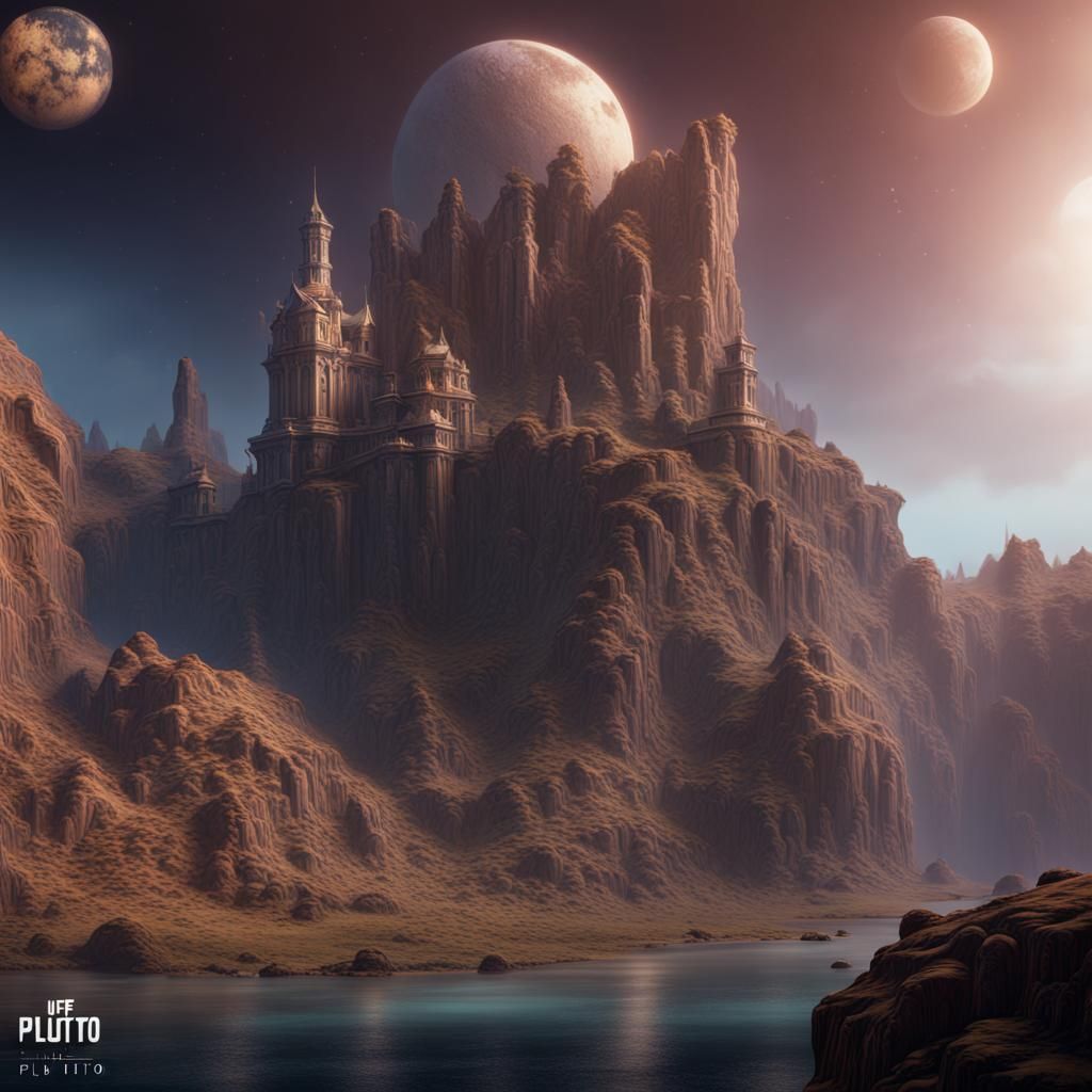 life on pluto - AI Generated Artwork - NightCafe Creator