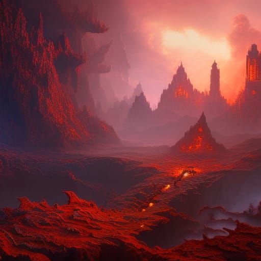 Red Land - AI Generated Artwork - NightCafe Creator