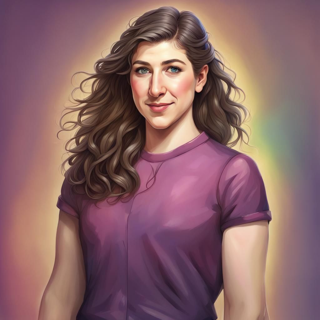 Mayim Bialik - AI Generated Artwork - NightCafe Creator