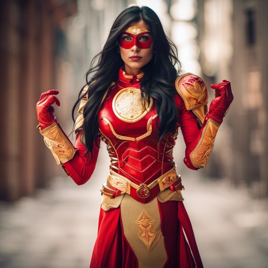 Fire Lady - AI Generated Artwork - NightCafe Creator