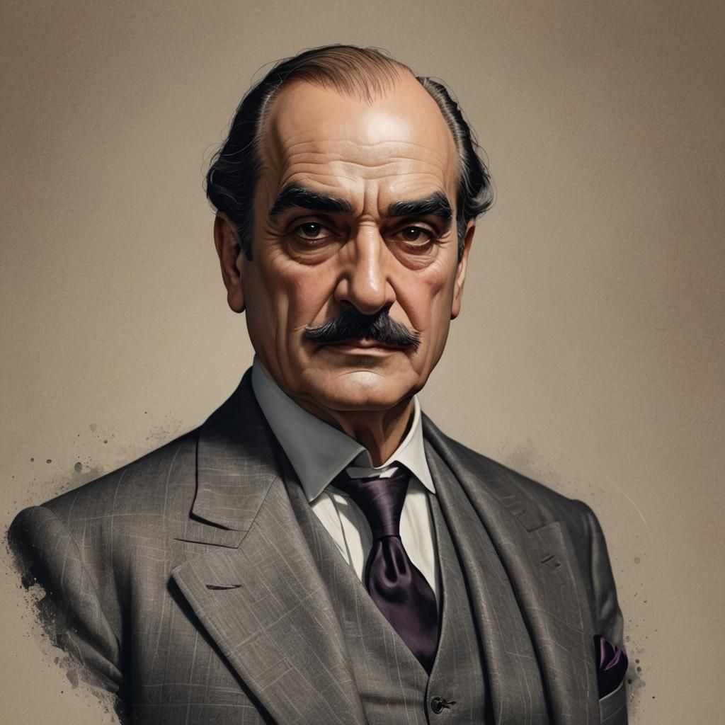 "Poirot", with David Suchet as the famous Belgium Detective - AI ...