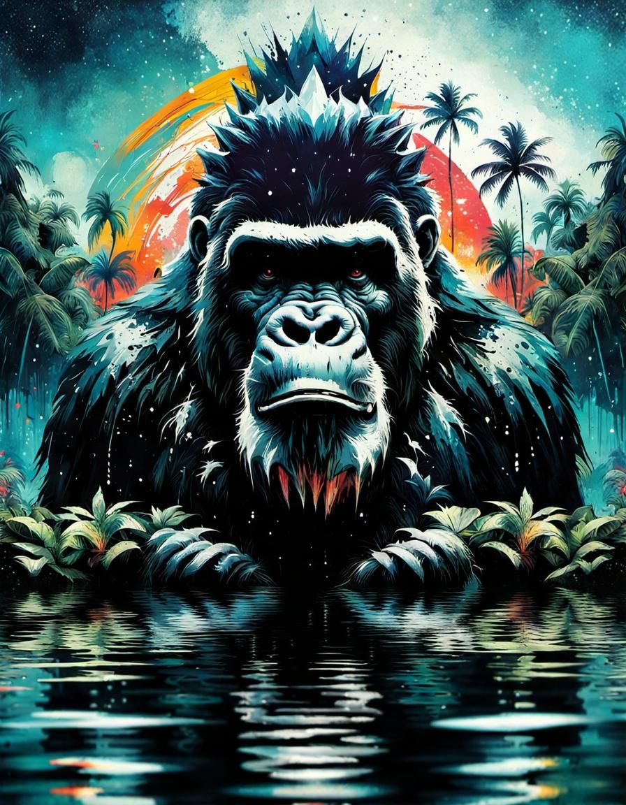 King Kong - AI Generated Artwork - NightCafe Creator