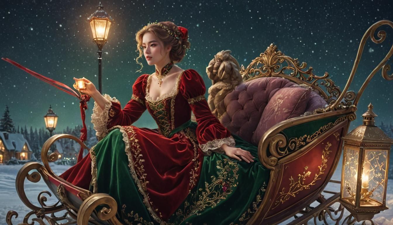 Santarina on a Sleigh - Santarina on a Sleigh