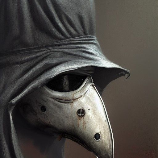 Plague doctor mask - AI Generated Artwork - NightCafe Creator