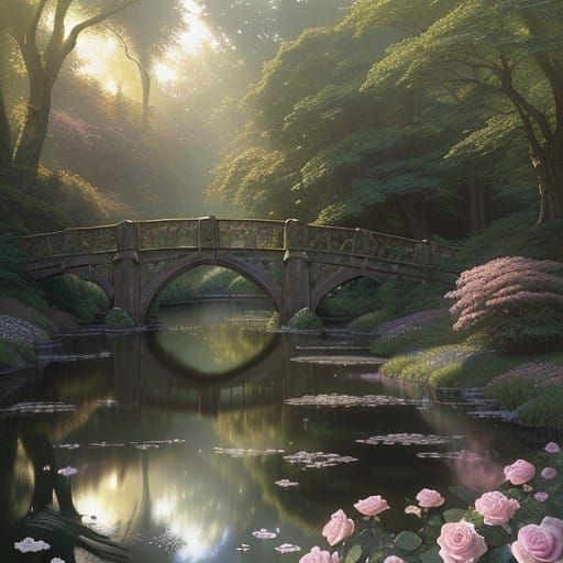 Bridge With Roses - Bridge With Roses