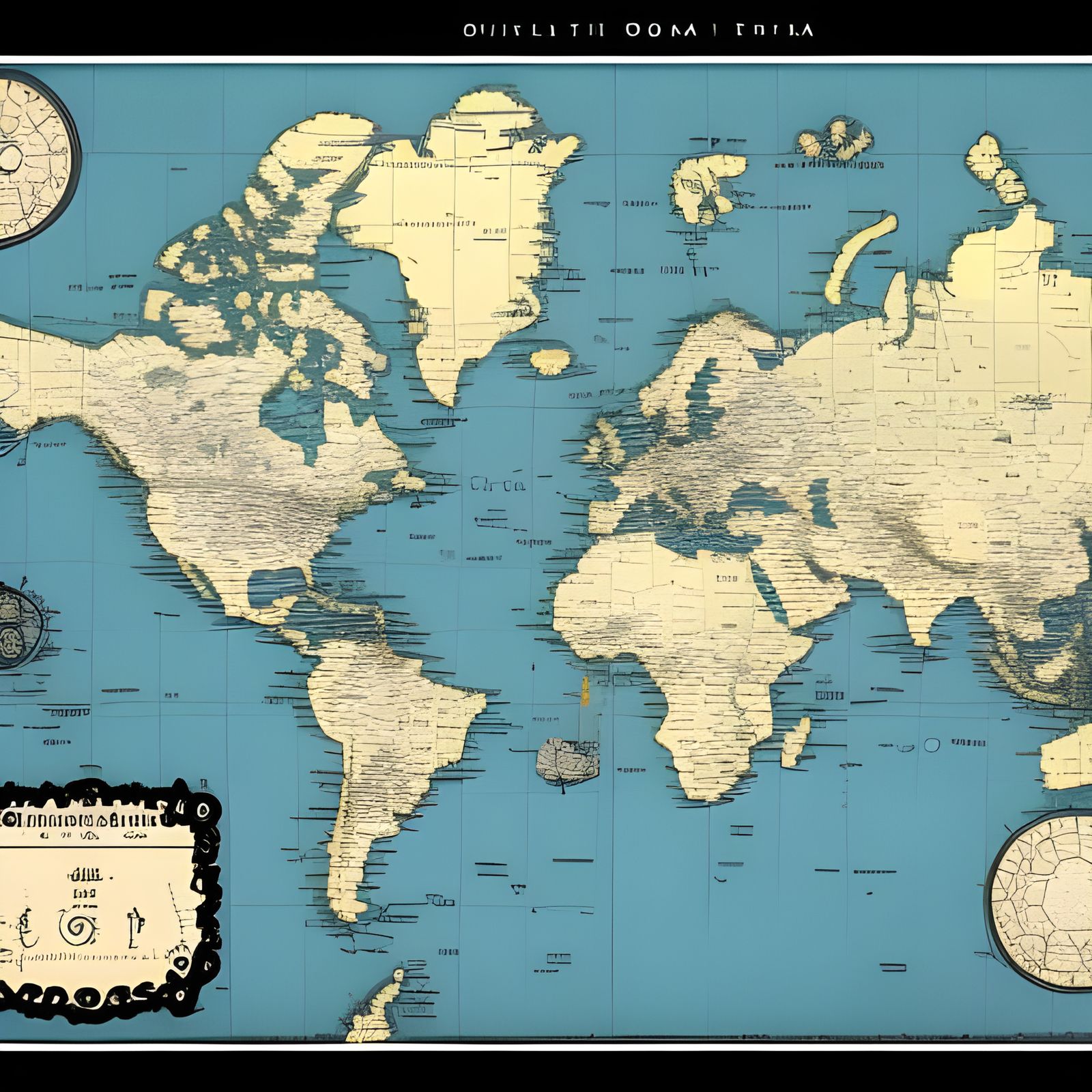 mapa de la tera infinito - AI Generated Artwork - NightCafe Creator