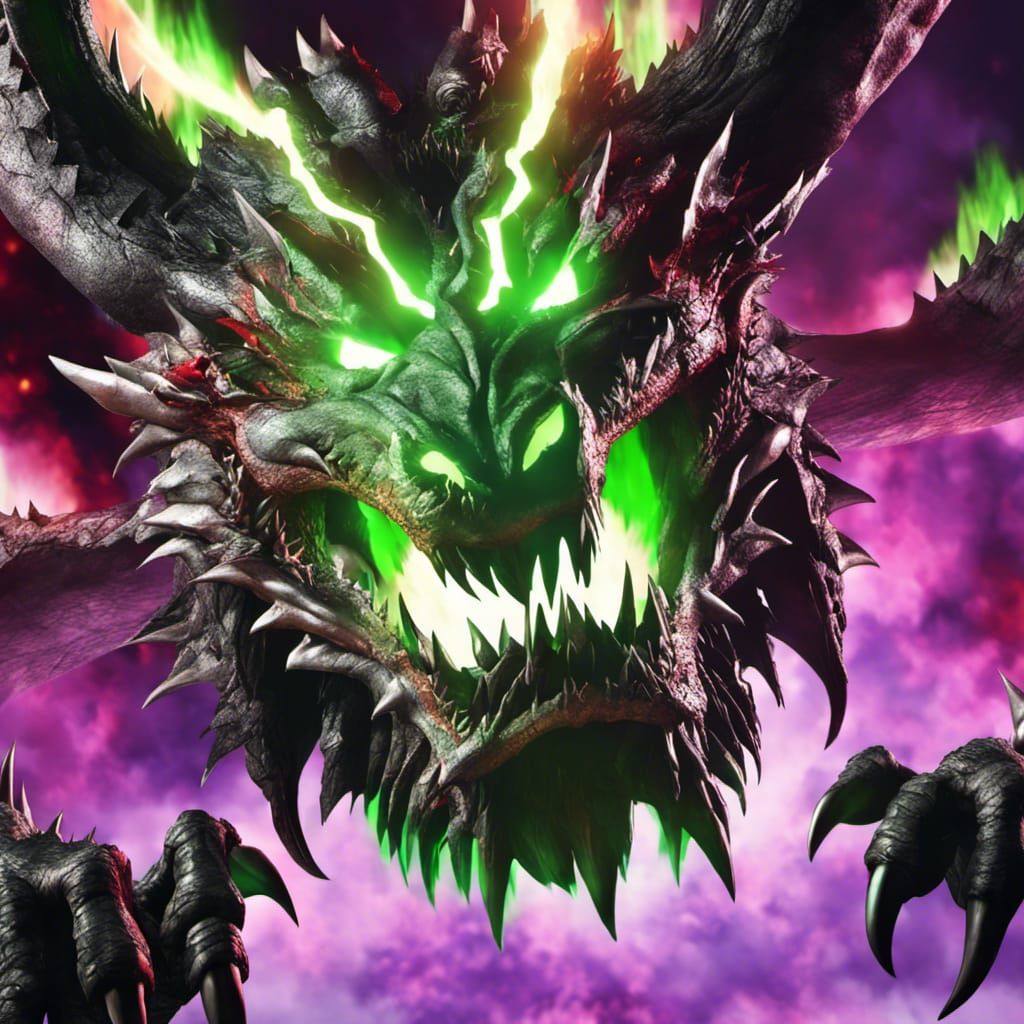 Demonic Dragon - AI Generated Artwork - NightCafe Creator