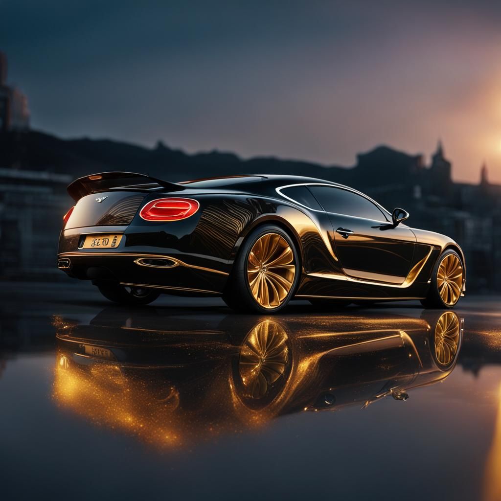 Bentley Black - AI Generated Artwork - NightCafe Creator