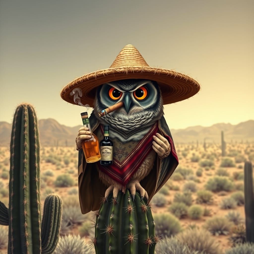 Having a hoot. - Having a hoot.