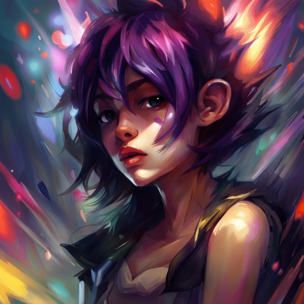 Manic Dream Pixie 4 - AI Generated Artwork - NightCafe Creator